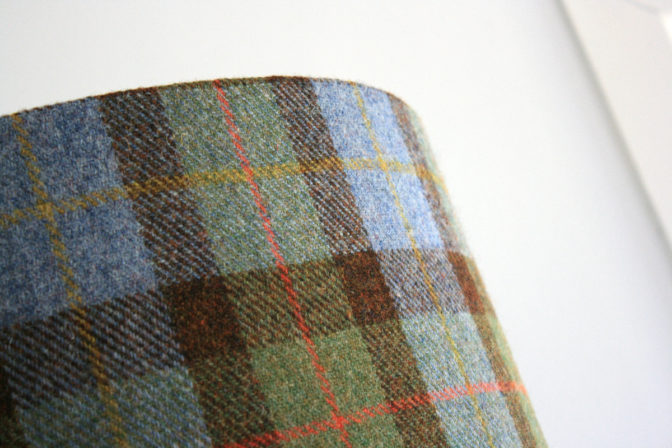 Macleod Harris Tweed Lampshade - The Tweed Workshop - Mansefield Studios
