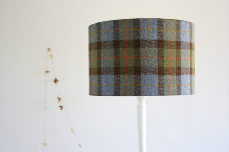 Macleod Harris Tweed Lampshade - The Tweed Workshop - Mansefield Studios