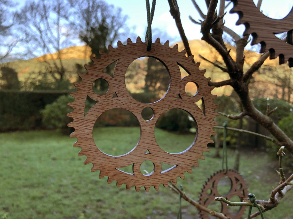 CBW Cog Decoration - Campbell Bike Workshop - Mansefield Studios